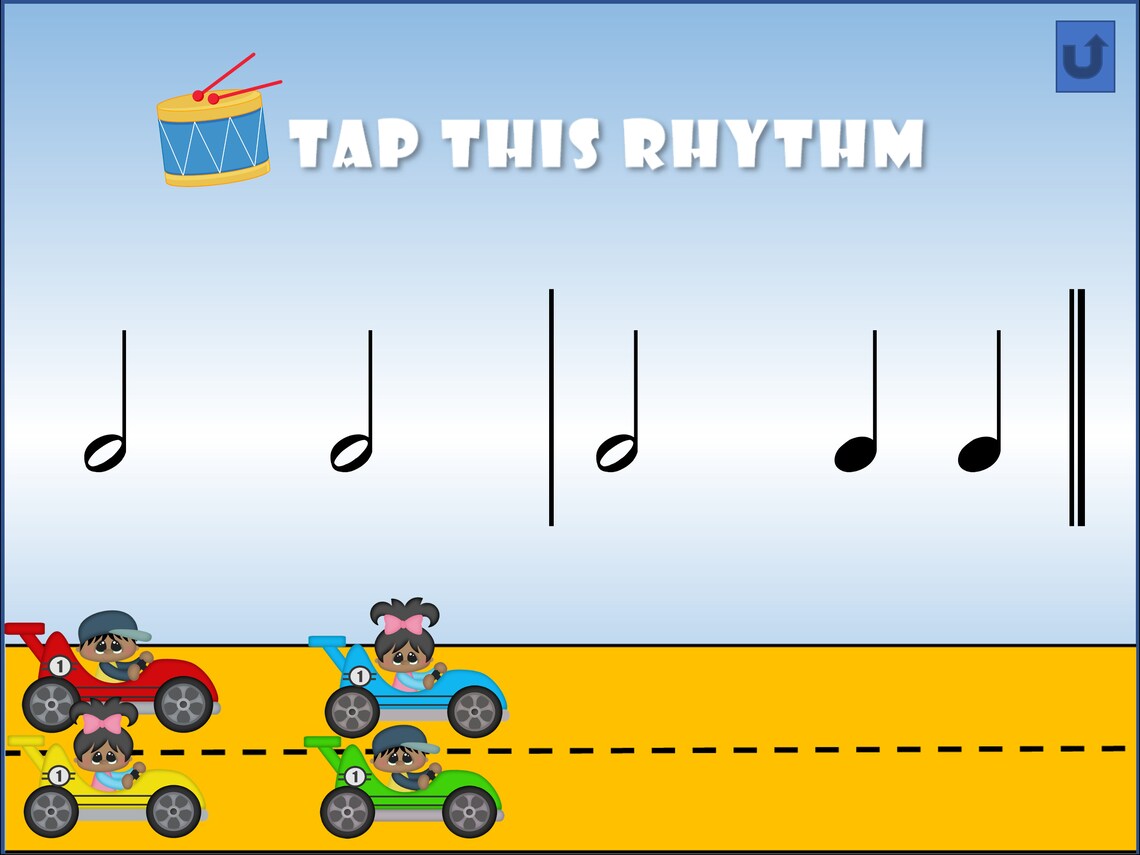 Rhythm Racers Bundle - 2 Powerpoint Rhythm Practice Games (great for ...