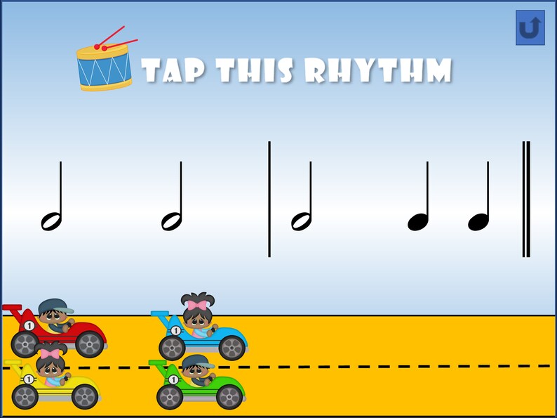 Rhythm Racers Bundle - 2 Powerpoint Rhythm Practice Games (great for ...