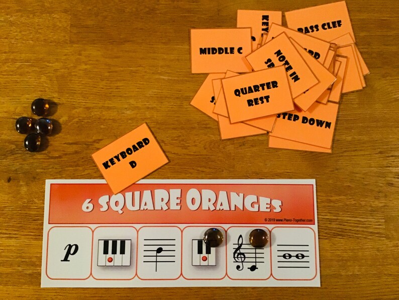Six Square Oranges - A Music Symbols Recognition Game for Primer Piano ...