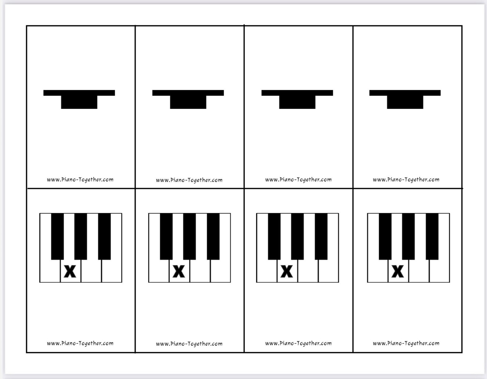 Piano Scavenger Hunt - A Music Symbols Recognition Game - Etsy