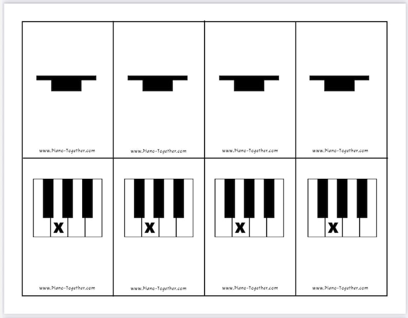 Piano Scavenger Hunt - A Music Symbols Recognition Game - Etsy