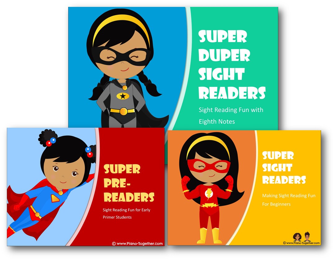 Super Sight Reading Bundle - 3 Powerpoint Sight Reading Games (primer ...