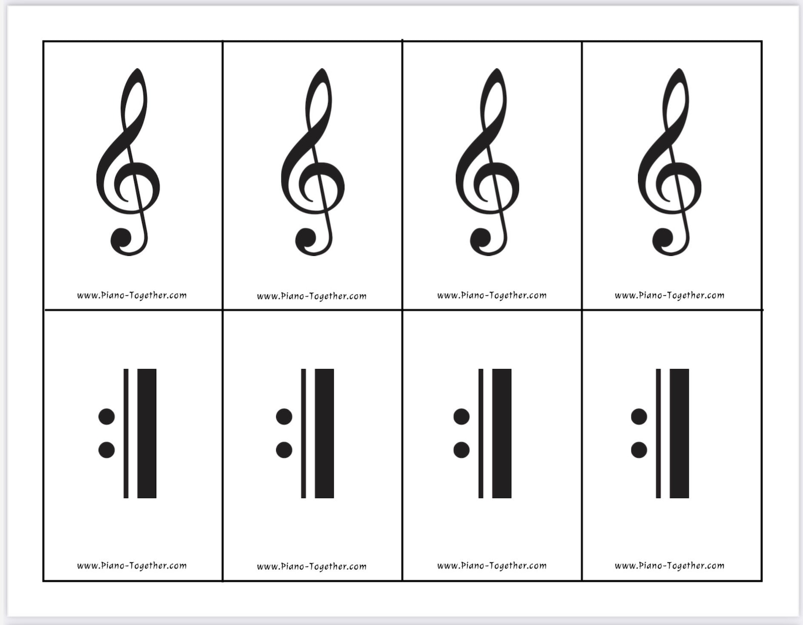 Piano Scavenger Hunt - A Music Symbols Recognition Game - Etsy