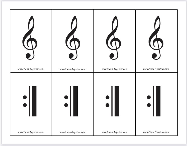 Piano Scavenger Hunt - A Music Symbols Recognition Game - Etsy