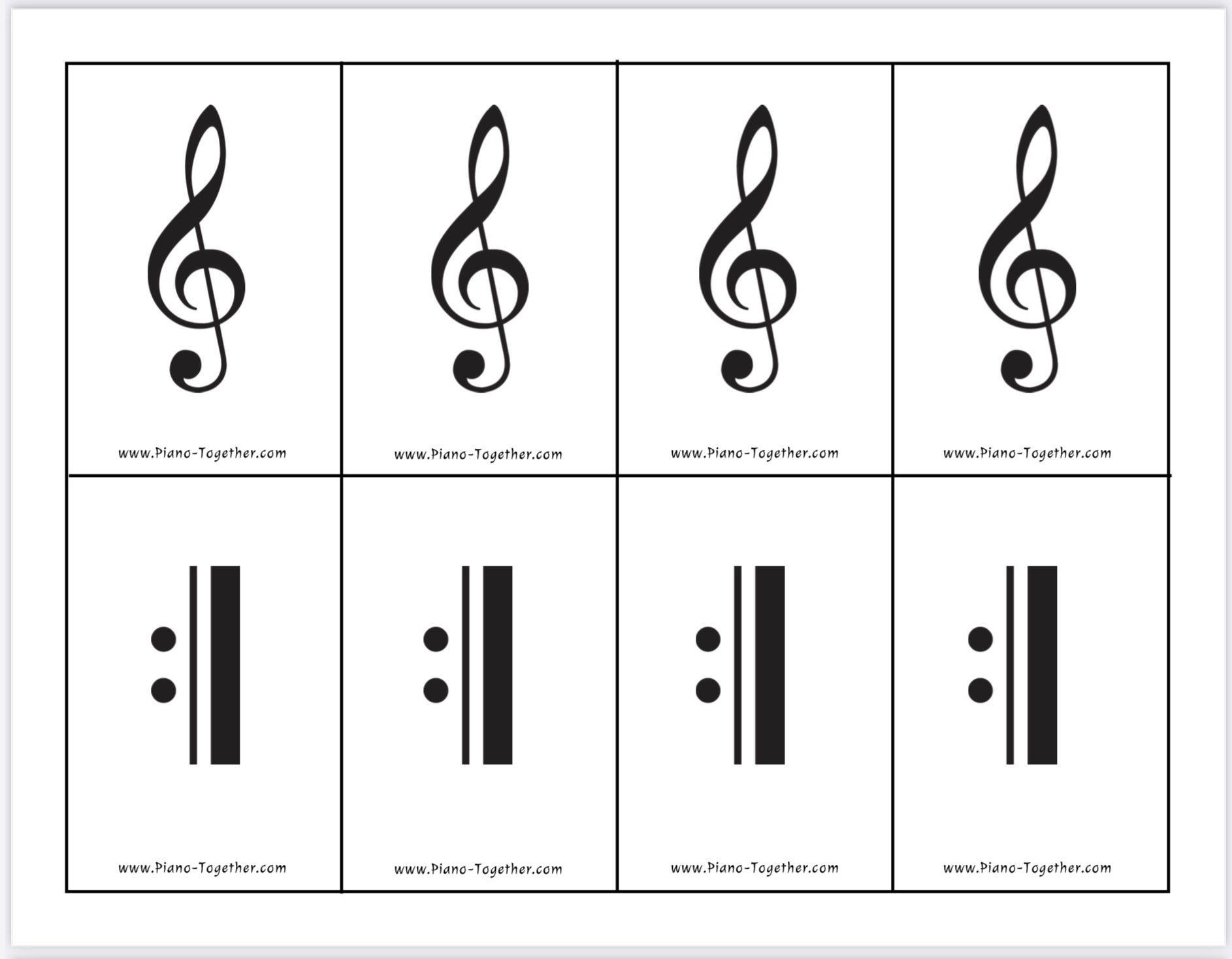 Piano Scavenger Hunt - A Music Symbols Recognition Game - Etsy