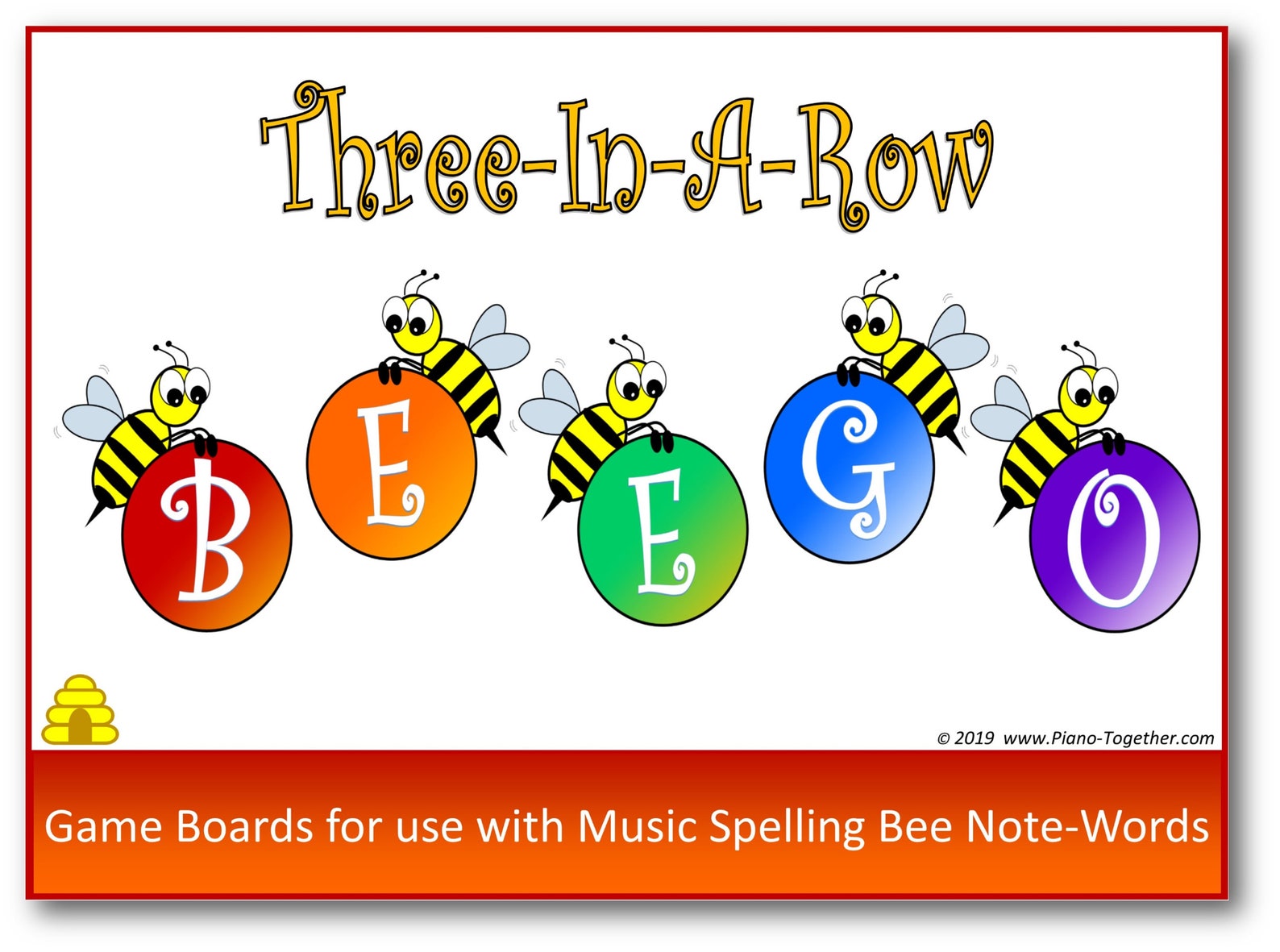 Music Spelling Bee Pack - SET C (learn Treble/bass Clef Notes With ...