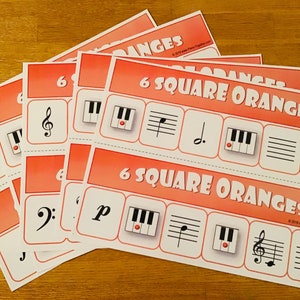 Six Square Oranges - A Music Symbols Recognition Game for Primer Piano ...