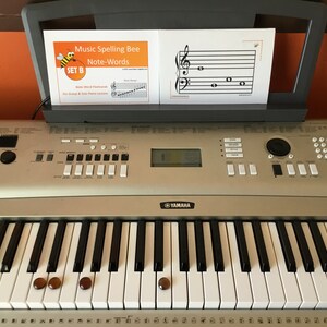 Music Spelling Bee Pack - SET B (learn Treble/bass Clef Notes With ...
