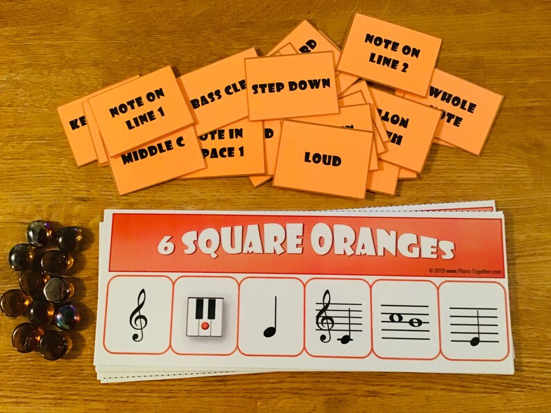 Six Square Oranges - A Music Symbols Recognition Game for Primer Piano ...
