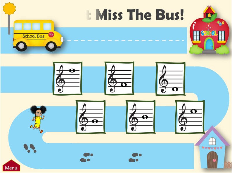Don't Miss the Bus - Music Note Practice With Flashcards and a ...