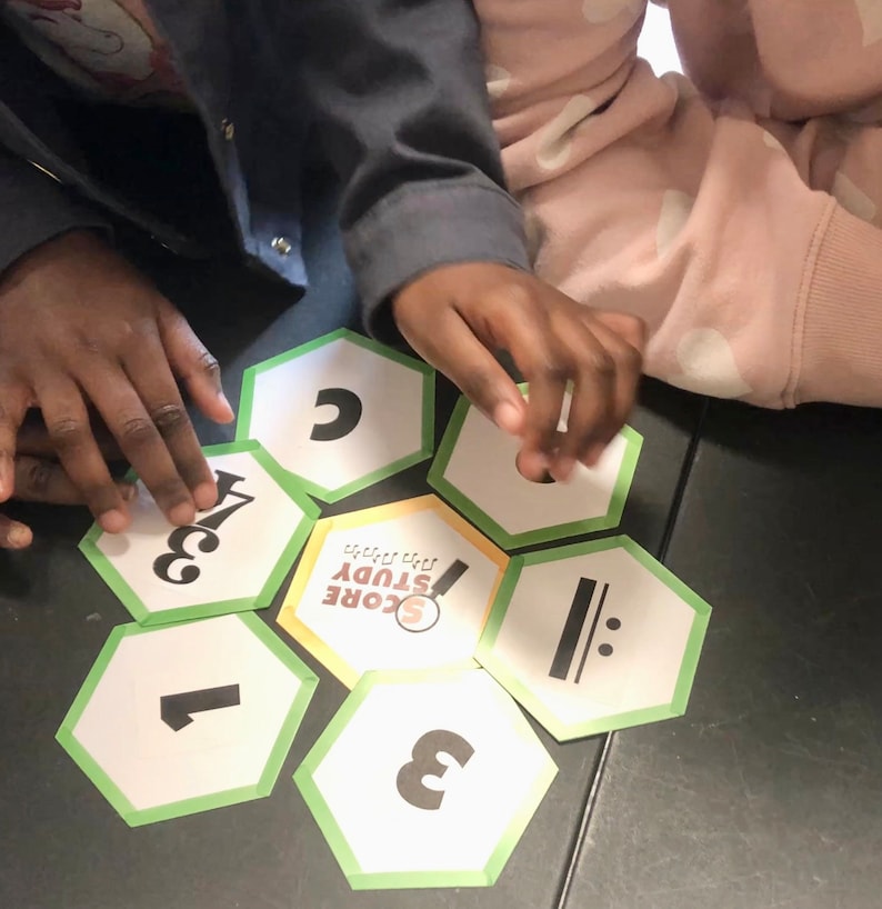 Printable Hexagon Music Score Study Activity - Etsy