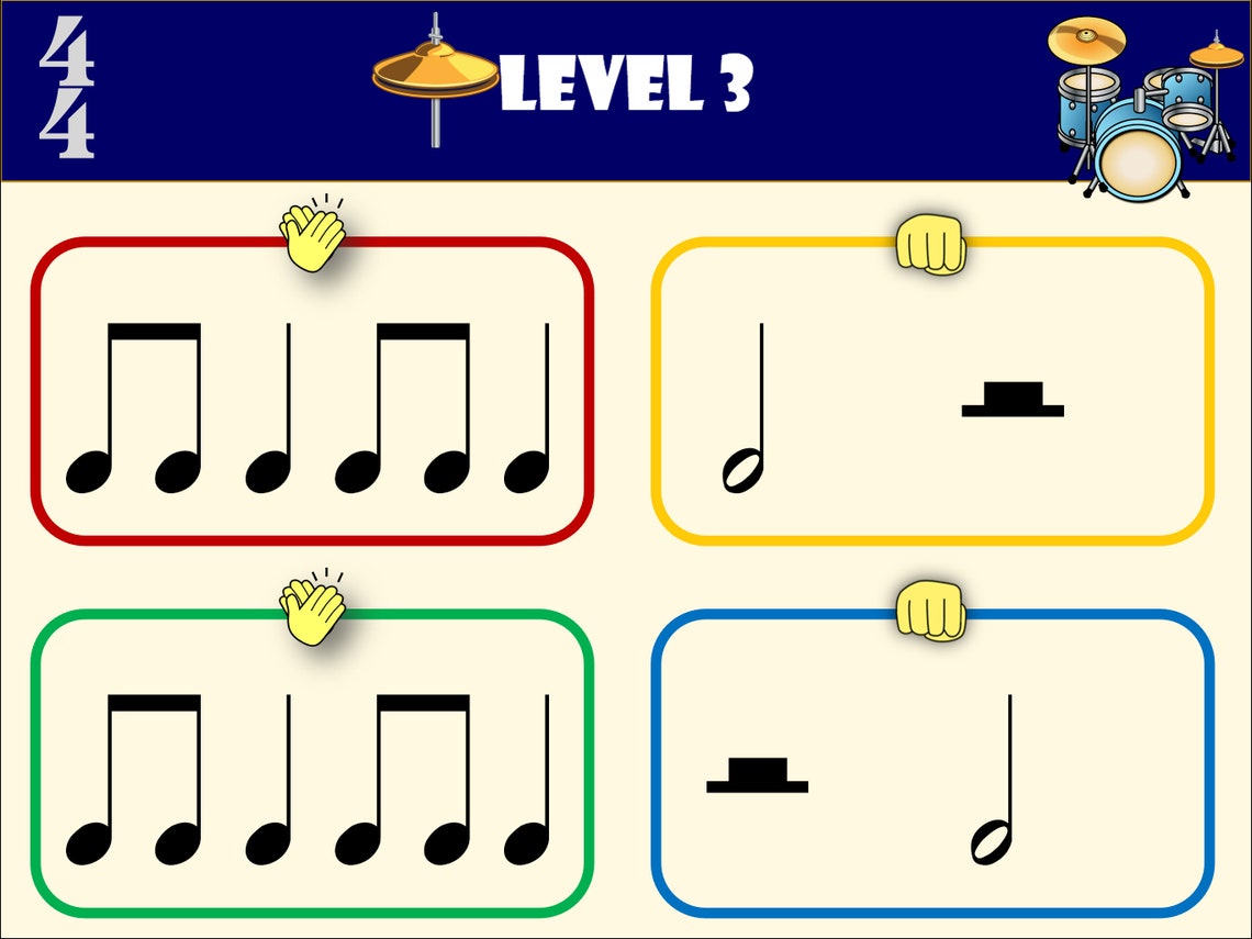 Beat Boxes - Practice Music Rhythms With a Powerpoint Game (great for ...