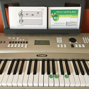 Music Spelling Bee Pack - SET C (learn Treble/bass Clef Notes With ...