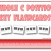 Middle C Position Piano Key Flashcards - Etsy