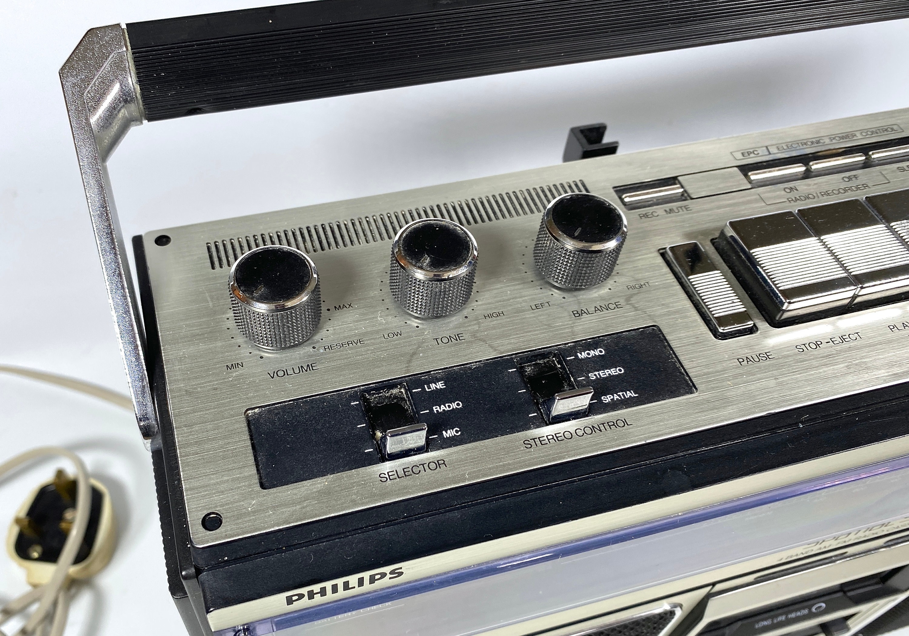 Radio Cassette Tape Recorder Philips 4 Band Spatial Stereo - Etsy UK