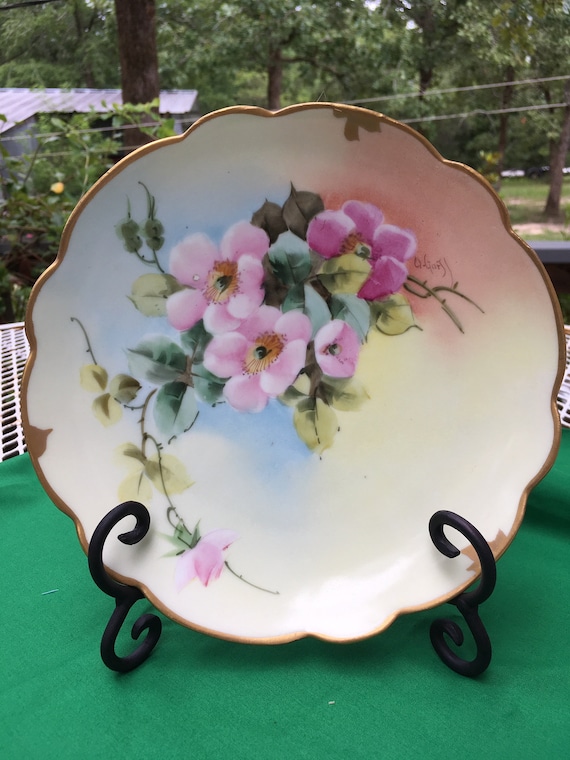 Antique Pickard Studios Hand Painted Plate Signed by Artist | Etsy