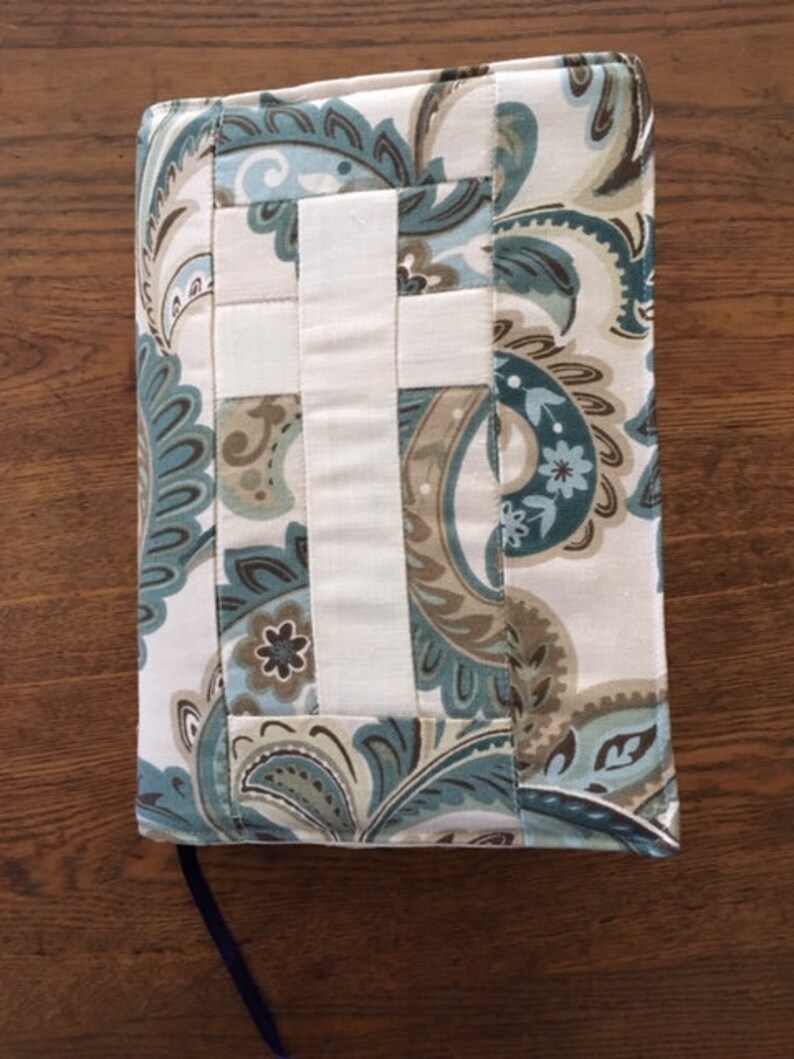 Handcrafted Quilted Fabric Bible Cover and Coordinating | Etsy