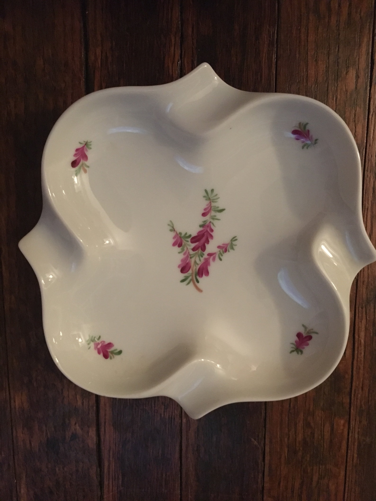 Set of 3 Vintage Augarten Austrian Wien Porcelain Hand Painted Ashtrays ...