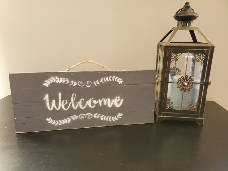 Decorative Vintage Welcome Sign - Etsy