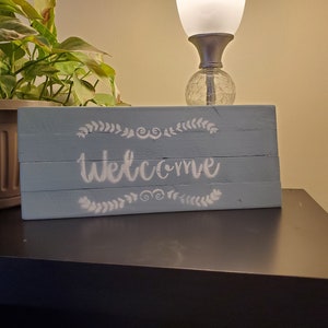 Decorative Vintage Welcome Sign - Etsy