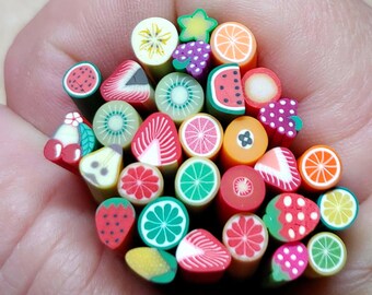 Polymer clay fruit | Etsy