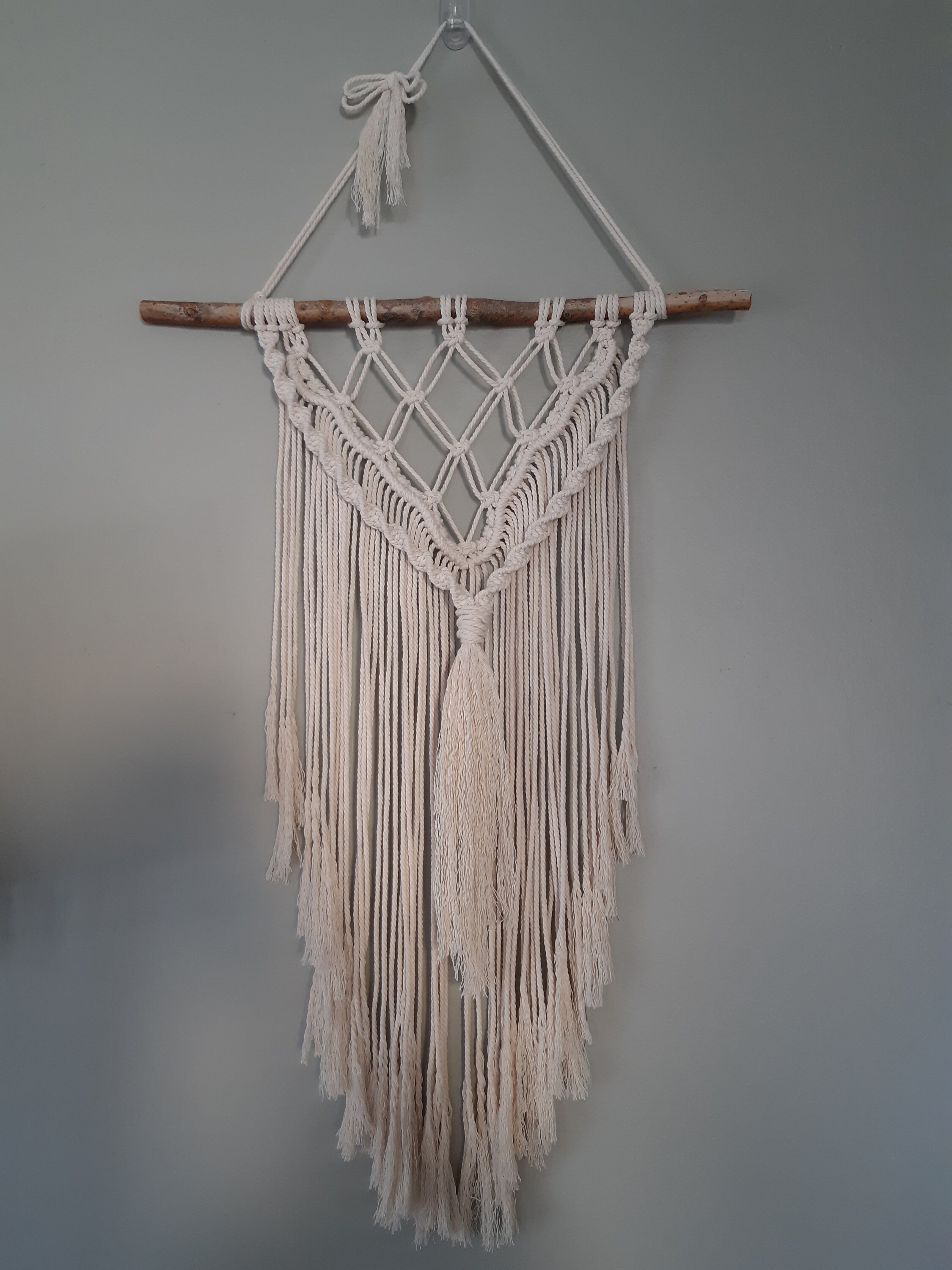 Simple Macrame Wall-Hanging | Etsy