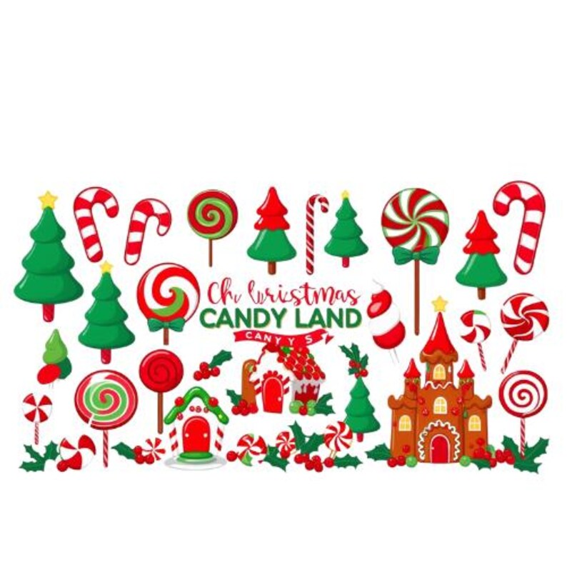 Christmas Candyland SVG | Holiday SVG | Christmas Candy | Homemade - Etsy
