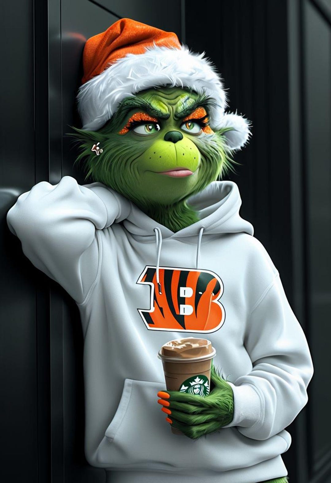Bengals Grinch, NFL Bougie Grinch SVG, Starbucks Grinch - Etsy