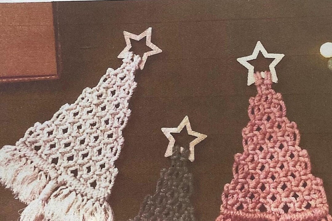 DIY 3 X Macrame Christmas Trees Kit Suitable for Any Age ,activity Kit ...