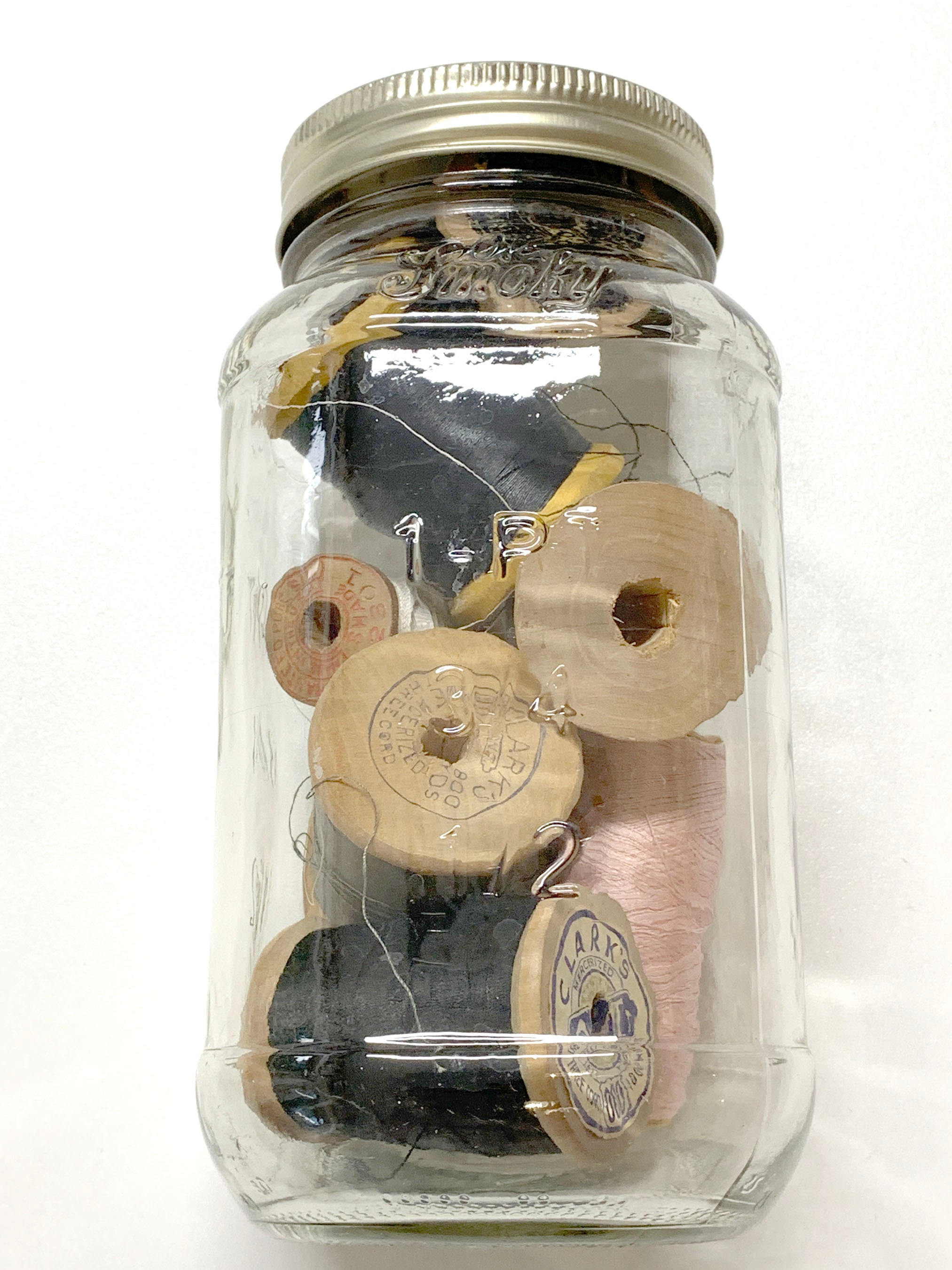 Vintage Thread, Wooden Spools, Home Decor Thread - Etsy