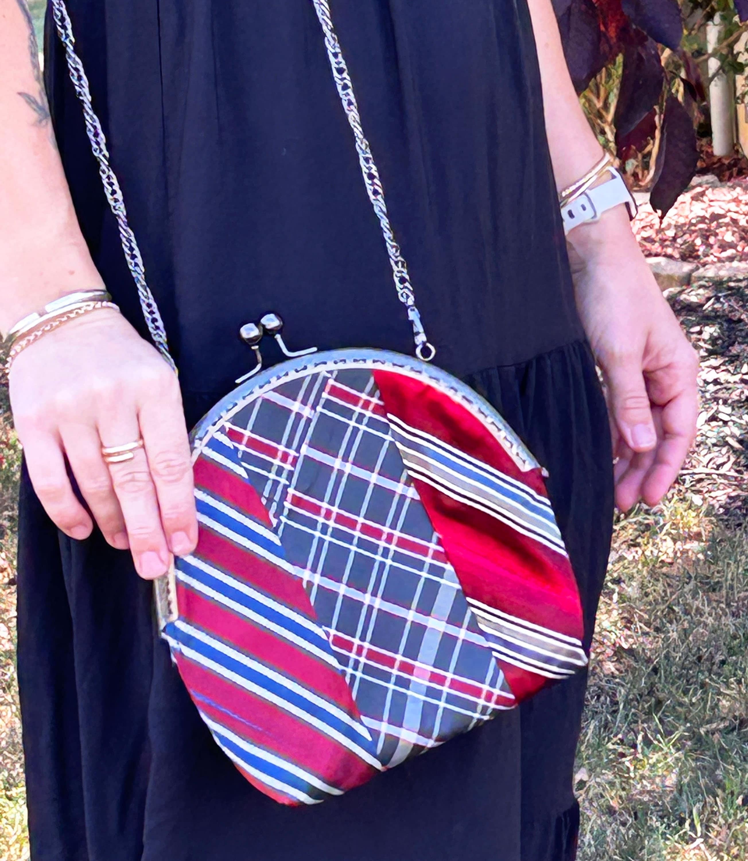 Necktie Clutch, Necktie Purse, Upcycled Necktie Clutch - Etsy