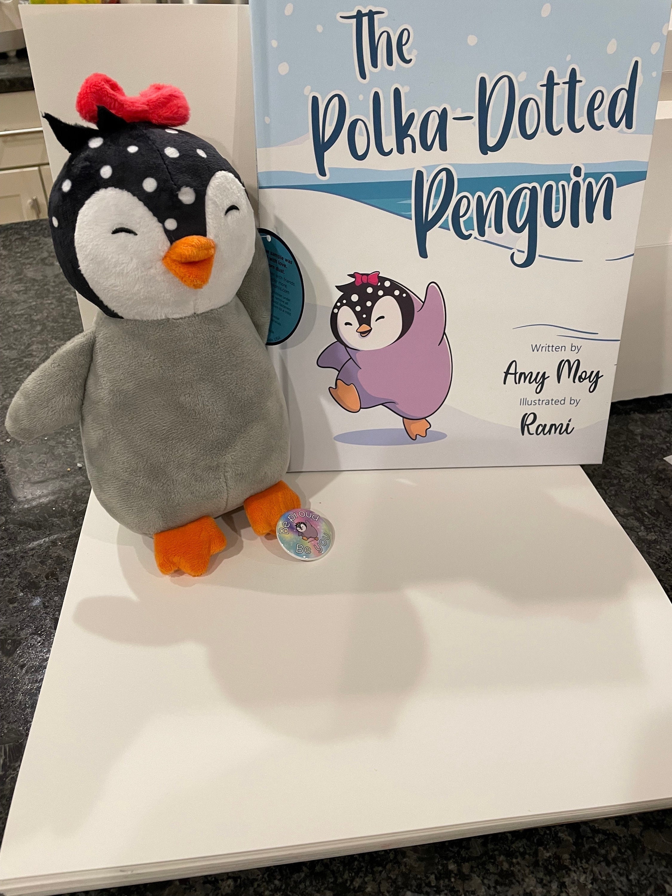 Polka Dot Penguin Coloring Pages