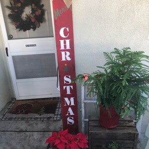 Reversible Holiday Sign - Etsy