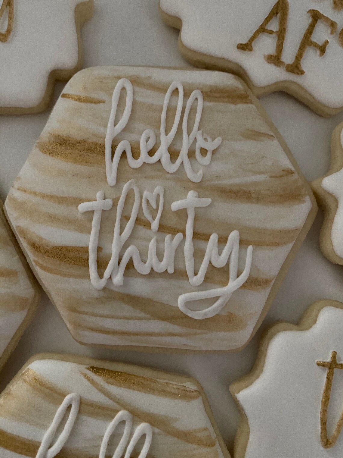 Hello Thirty Birthday Sugar Cookies - Etsy