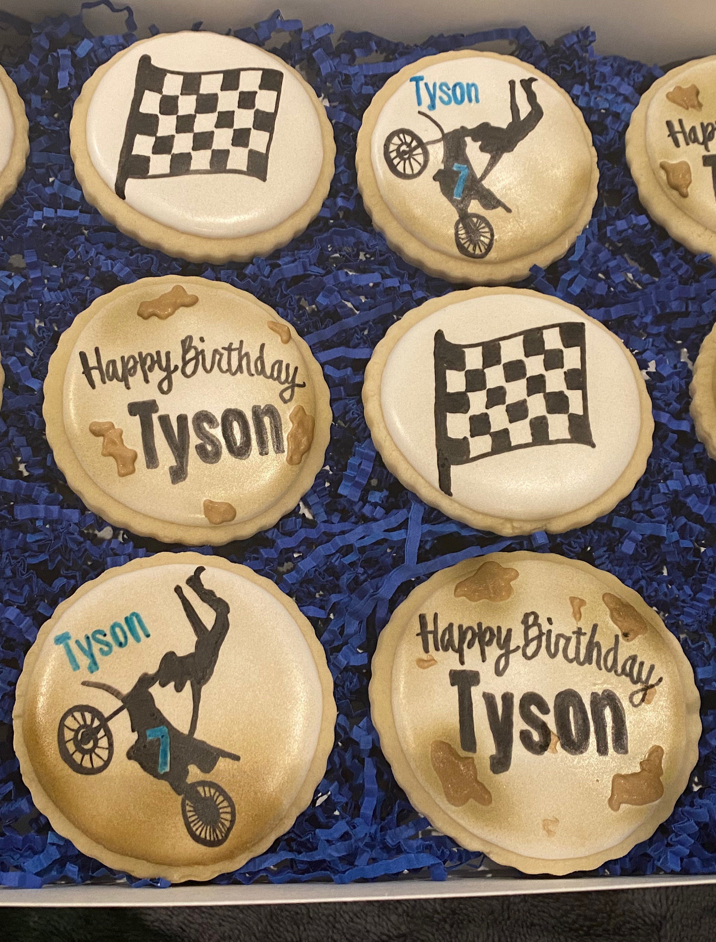 Dirt Bike Inspired Sugar Cookies - Etsy