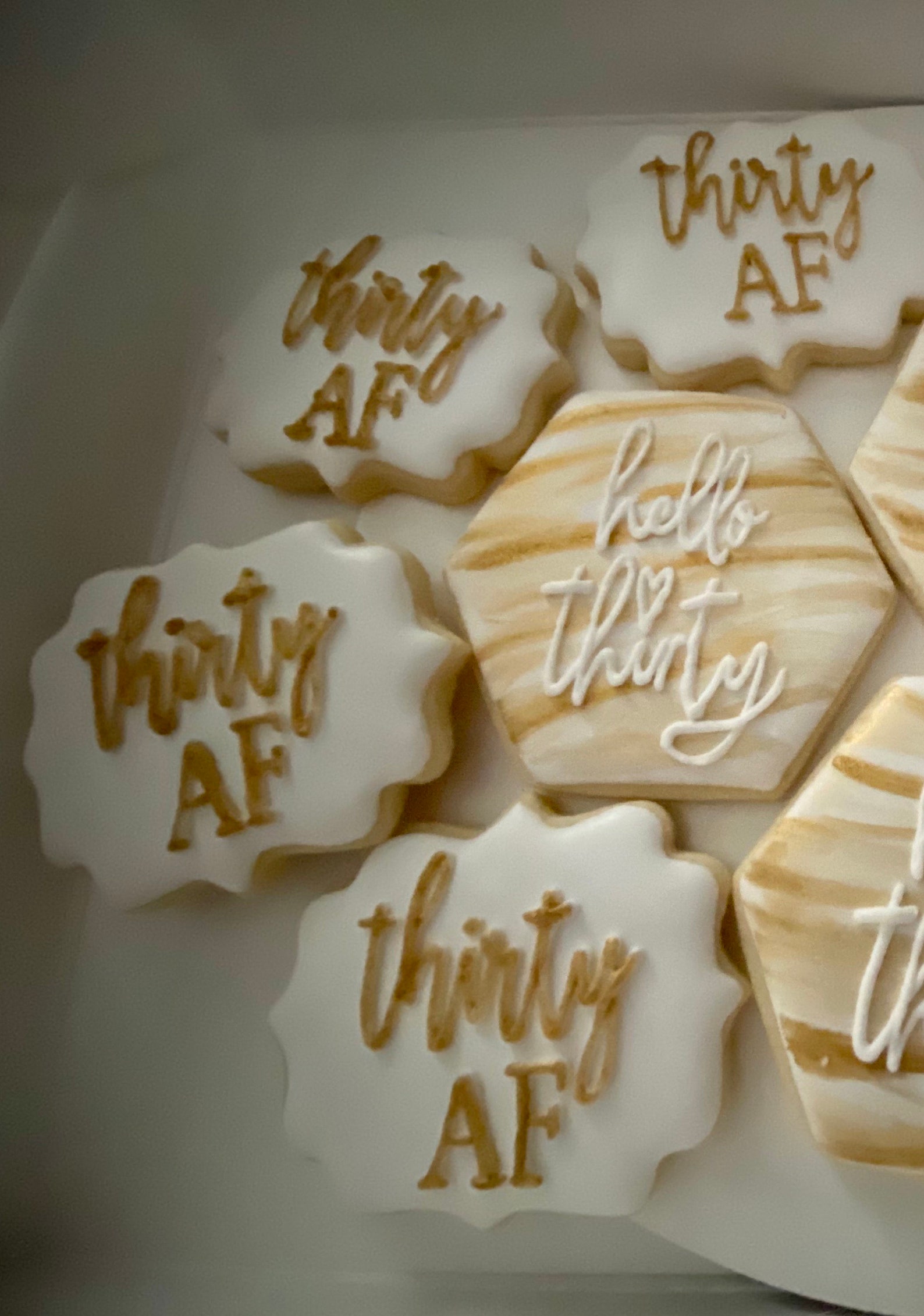 Hello Thirty Birthday Sugar Cookies - Etsy