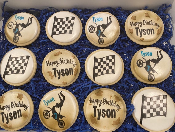Dirt Bike Inspired Sugar Cookies | Etsy