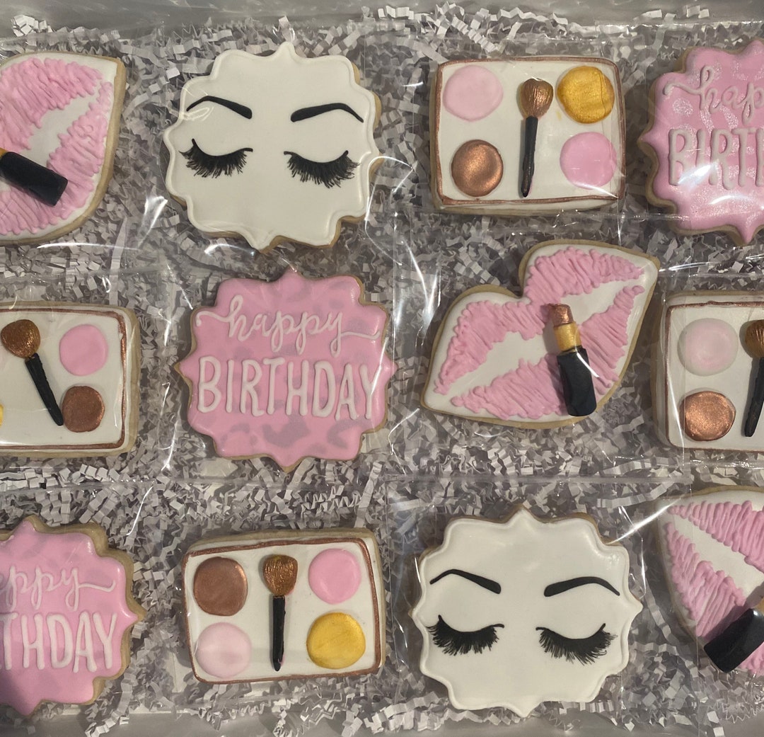 Makeup Inspired Cookies - Etsy