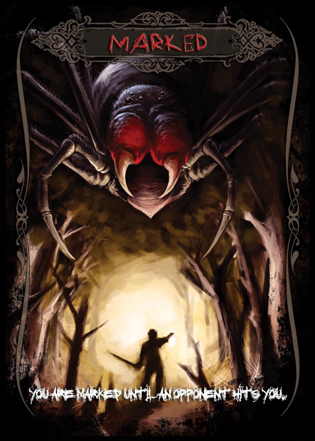 Marked (spider Variant) - Flesh and Blood Token - Etsy