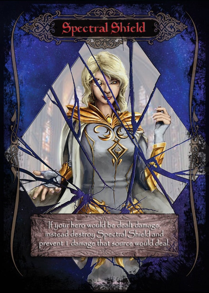 Spectral Shield - Flesh and Blood Illusionist Aura Token - Etsy