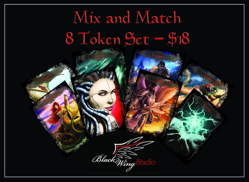 Mix and Match MTG Tokens - Etsy