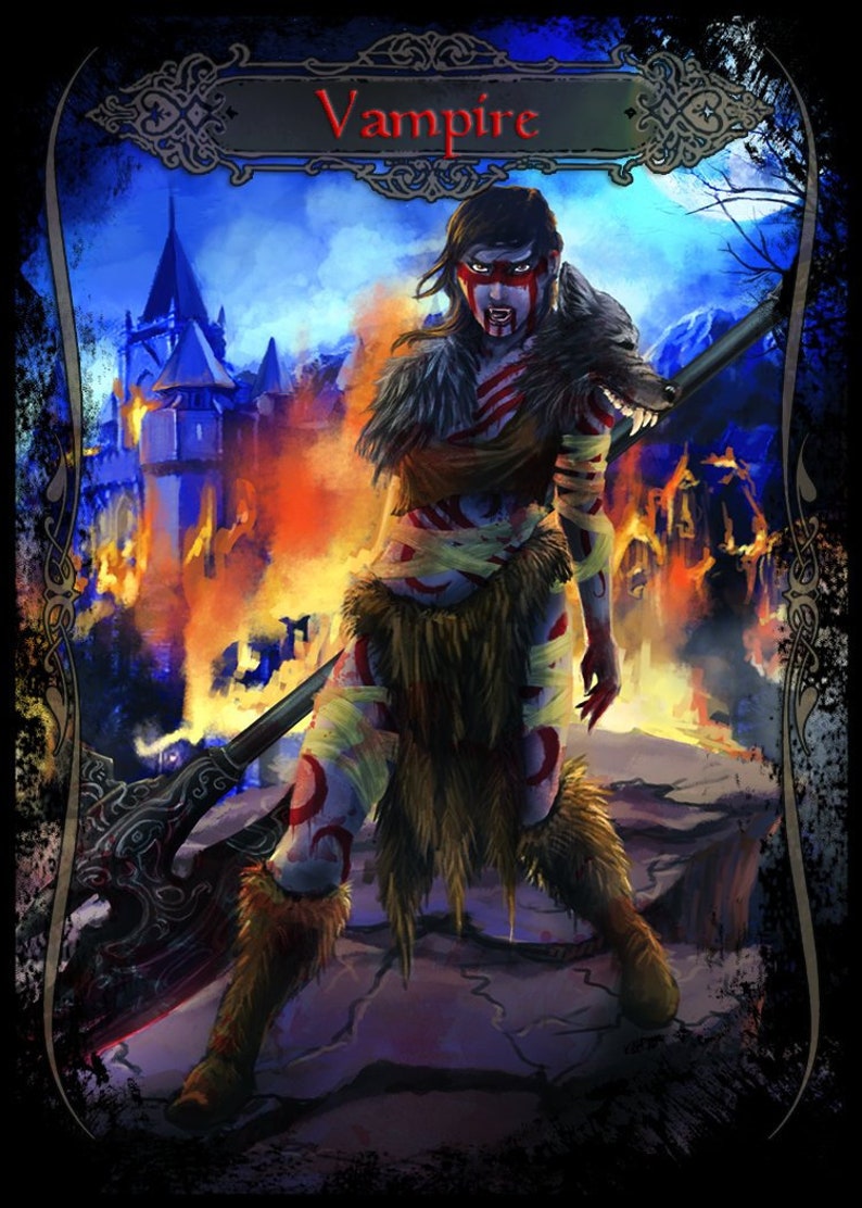 Vampire - MTG Token - Etsy