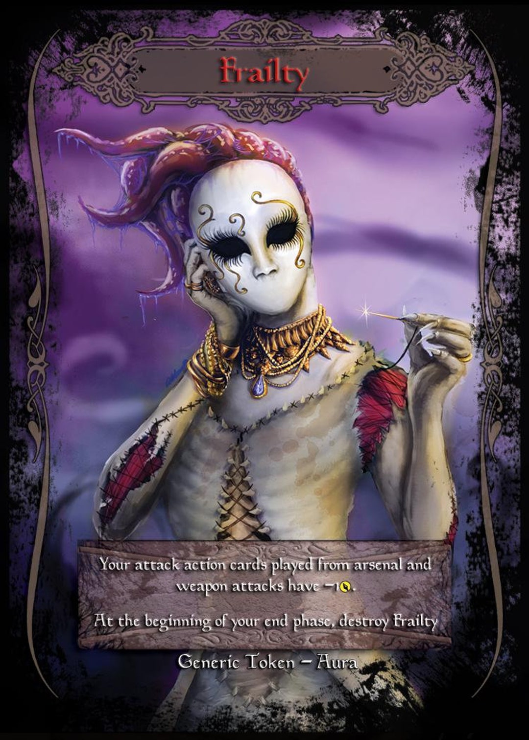 Frailty - Flesh and Blood Illusionist Token - Etsy