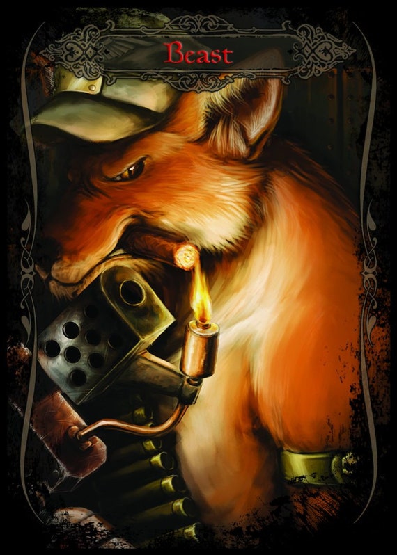 Beast MTG Token | Etsy