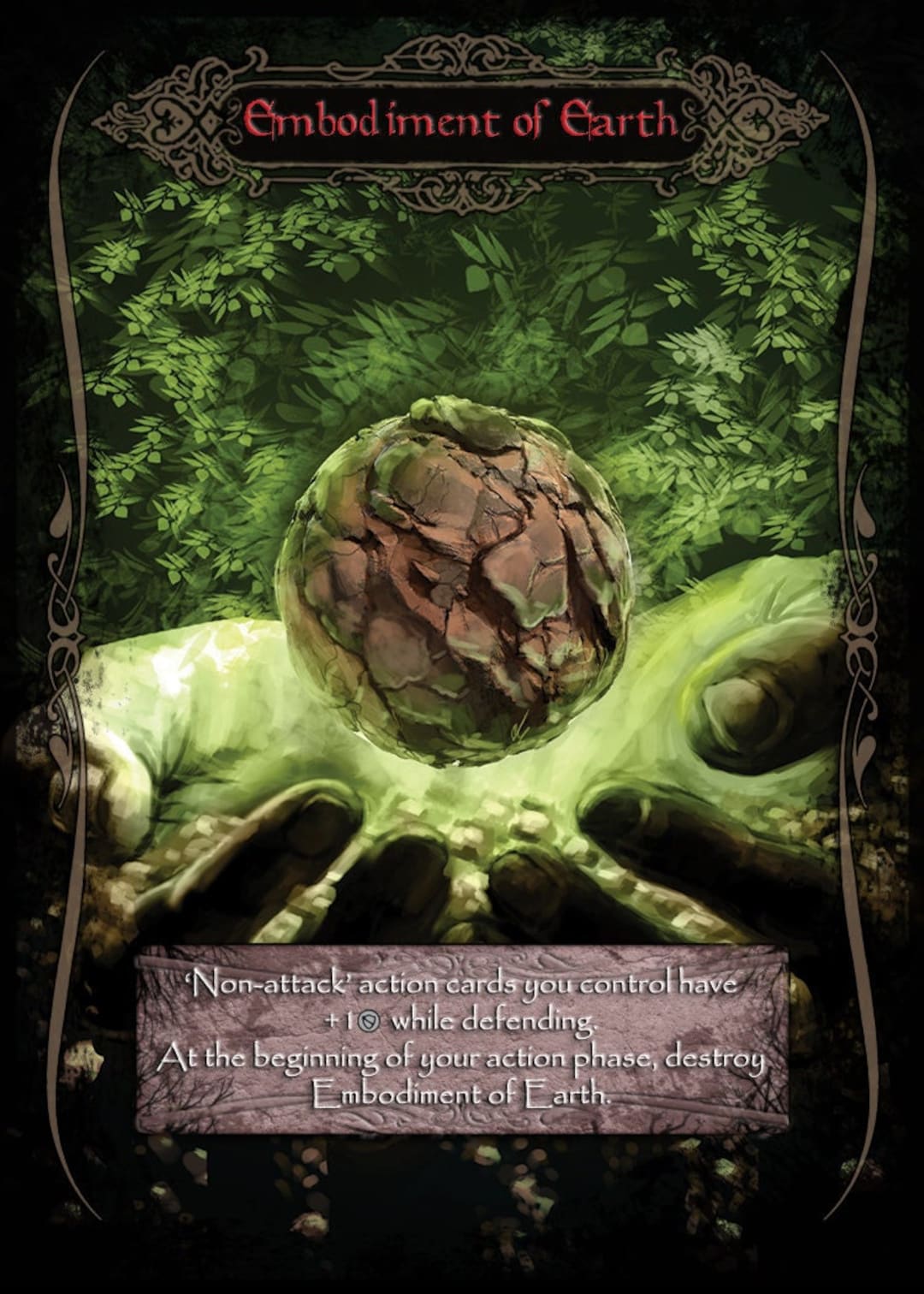 Embodiment of Earth - Flesh and Blood Runeblade Token - Etsy