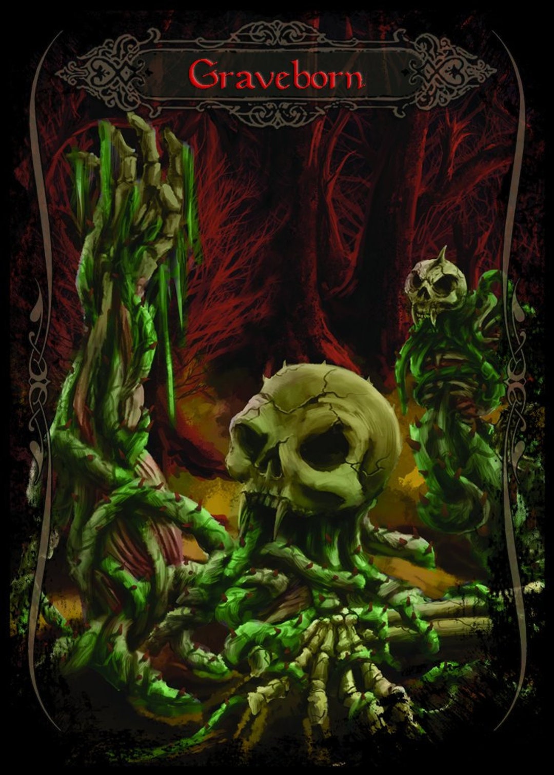 Graveborn - MTG Token - Etsy