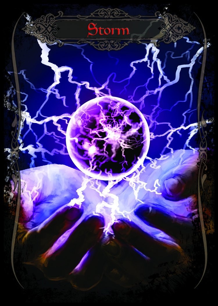 Storm - MTG Token - Etsy