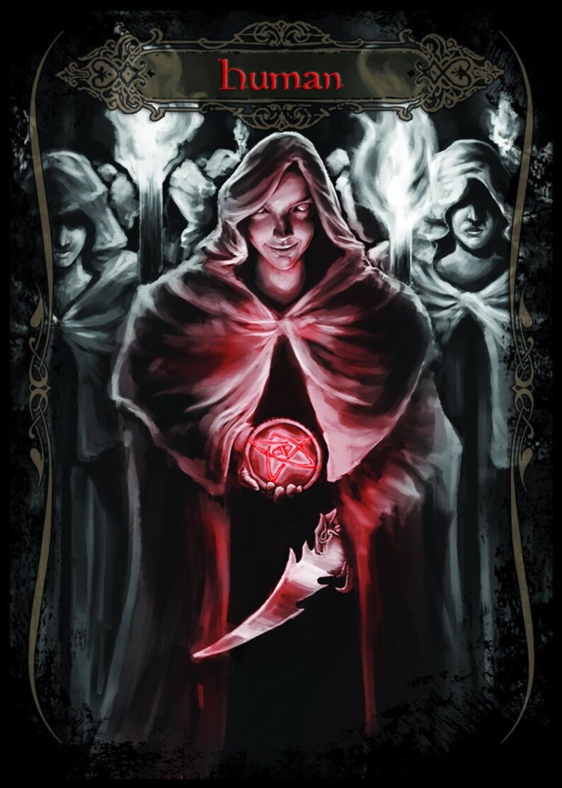 Human - MTG Token - Etsy