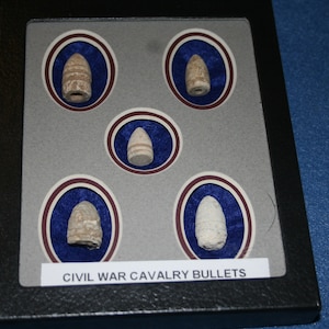CIVIL WAR CAVALRY Bullet Display. All Authentic, Dug Bullets. - Etsy
