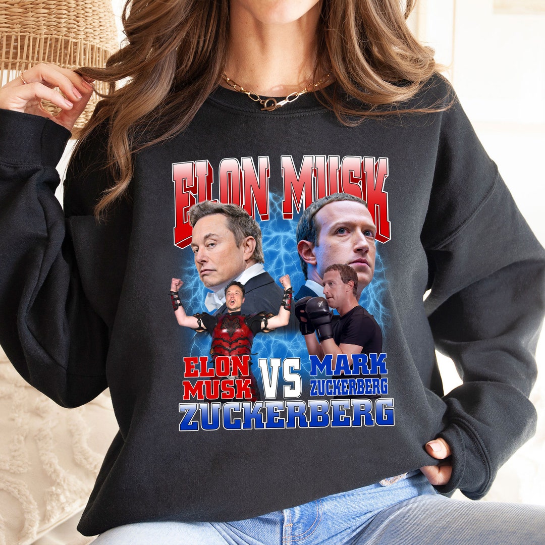 Mark Zuckerberg Vs Elon Musk 2023 Shirt the Walrus T-shirt - Etsy Canada